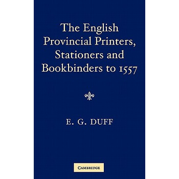 【】The English Provincial Printers,