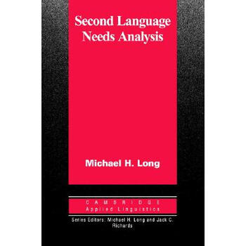 【】Second Language Needs Analysis