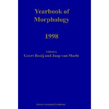 【】Yearbook of Morphology 1998