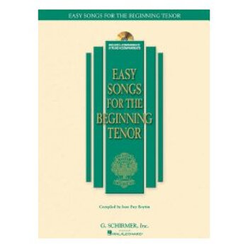 【】Easy Songs for the Beginning Tenor [With