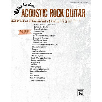 【】Value Songbooks -- Acoustic Rock Guitar: