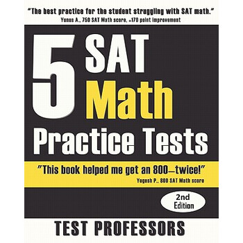 【】5 SAT Math Practice Tests (2
