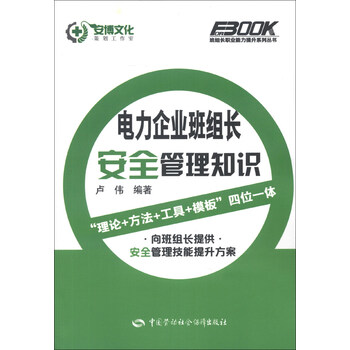 电力企业班组长安全管理知识 安全生产月推荐用书