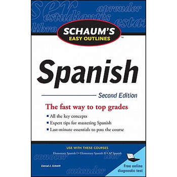 【】Schaum's Easy Outlines: Spanish