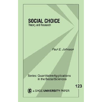 【】Social Choice: : Theory &