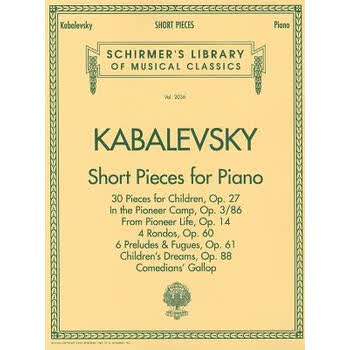 【】Short Pieces for Piano