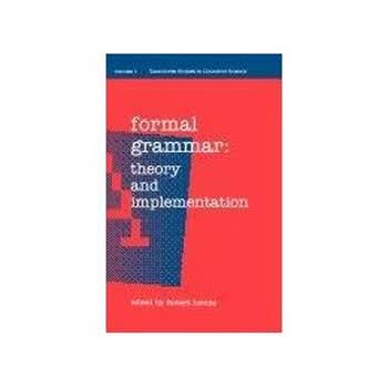 【】Formal Grammar: Theory and