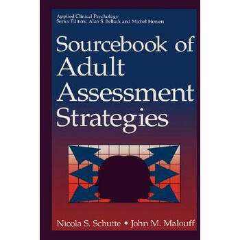 【】Sourcebook of Adult Assessmen