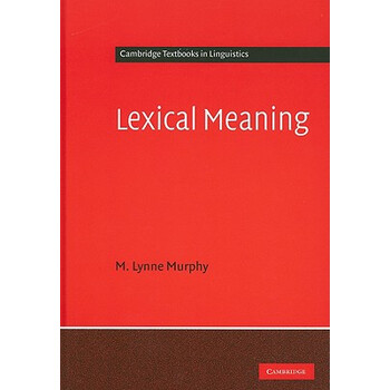 【】Lexical Meaning