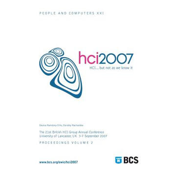 【】Proceedings of Hci 2007 (Vol. 2)