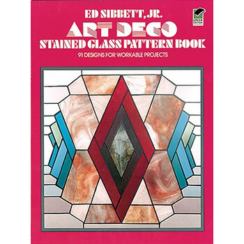 【】Art Deco Stained Glass Pattern
