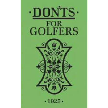 【】Don'ts for Golfers