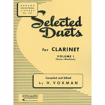 【】Selected Duets for Clarinet, Volume I: