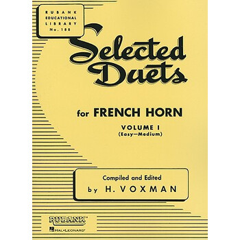 【】Selected Duets for French Horn, Volume