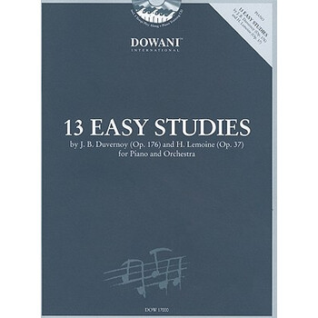 【】13 Easy Studies by J. B. Duvernoy (Op.