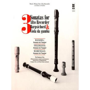【】Three Sonatas: Handel, Telemann &