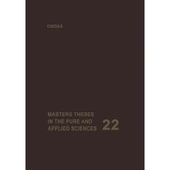 Masters Theses in the Pure and Applied Scien...