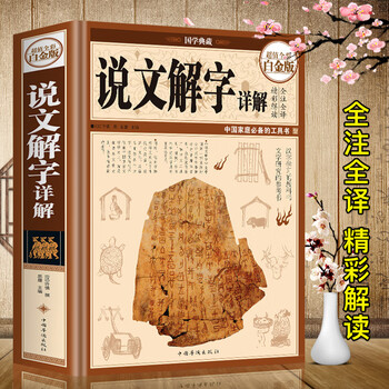 精装正版彩图 说文解字 语言文字图解说文解字许慎中华书局古代汉语字典 详解部首段玉裁注咬文嚼字汉字书