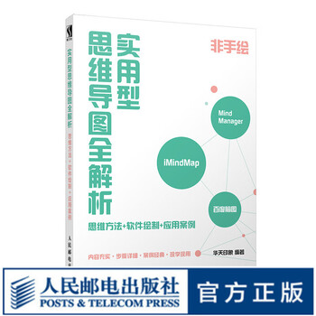实用型思维导图全解析 思维方法 软件绘制 应用案例 iMindMap 百度脑图 MindManag