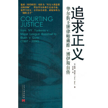 追求正义--华尔街律师戴维 博伊斯自传