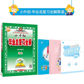 【科目自选】小升初毕业总复习全解 语文数学英语学科自选 小升初数学语文英语真题卷复习资料小升初必刷题2022小升初真题卷系统总复习小学升初中辅导书 薛金星 小升初 英语【通用版】