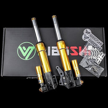 工马适用前减震GS6九号E200pMk2 E200pOne E125 E110L E100 金色【图片 价格 品牌 报价】-京东