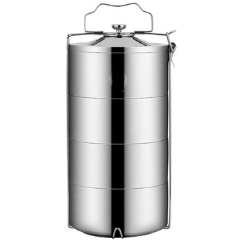 【GOWKE3.6L】GOWKE不锈钢3.6L四层保温饭盒提篮 保温桶分层便当盒【行情 报价 价格 评测】-京东
