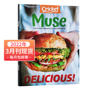 Muse缪斯杂志 英文原版蟋蟀童书 9-14岁少年阅读的自然科普课外阅读书籍 2022年3月现刊