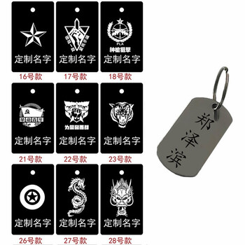 都鑫宝定制麻辣烫号码牌夹子钥匙手环手圈数字编号牌寄存牌桑拿洗浴手牌姓名牌定制衣服夹子挂手牌 盾型不锈钢单面定制牌+钥匙圈