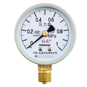 红旗,压力仪表,Y100(径向) 0-1MPa【图片 价格 品牌 报价】-京东