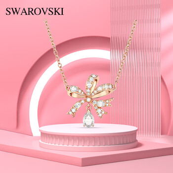 【施华洛世奇5656741】SWAROVSKISWAROVSKI施华洛世奇小小心“丝”镀玫瑰金色项链5656741【行情 报价 价格 评测】-京东