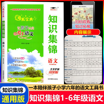 2022版知识集锦小学语文培优宝典升级版 全国通用 小升初复习资料大全专项训练辅导笔记教辅书