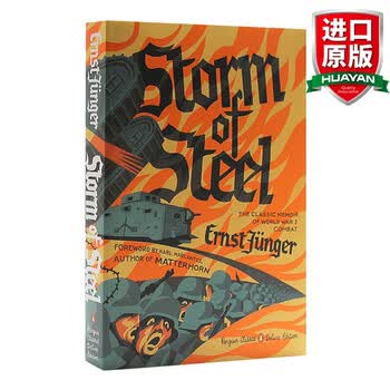 Storm of Steel 英文原版 钢铁风暴 企鹅经典豪华毛边版 英文版 进口英语原版书籍 预售