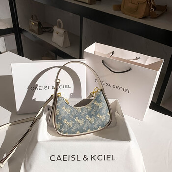 CAEISL & KCIEL官网小&ck2025新款女包女友生日礼物高级感马车腋下包女潮单肩包 关注收藏加购+礼盒 专柜高档品质【图片 价格 品牌 报价】-京东