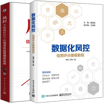 风控：大数据时代下的信贷管理和实践+数据化风控——信用评分建模教程 经济管理书籍