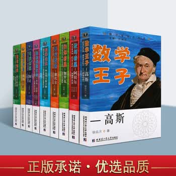 世界数学家传奇丛书 套装9册 数学家传记书籍 数学史 名人传记 高斯 维纳 康托尔等 科学家传记 哈尔滨工业大学出版社