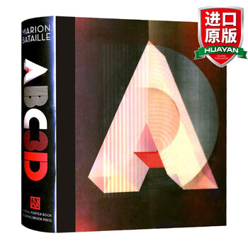 ABC3D 英文原版 趣味字母立体认知书 英文版 进口英语原版书籍