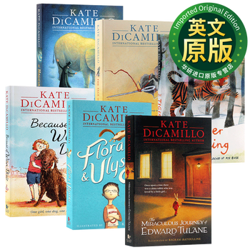 凯特迪卡米洛作品集6册套装 英文原版小说 Because of Winn-Dixie 纽伯瑞儿童文学奖 The Miraculous Journey of Edward Tulane