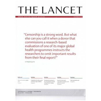 打折核心期刊THE LANCET柳叶刀杂志2019年7月13期第394卷