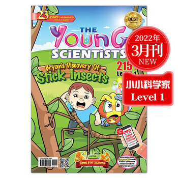 Young Scientists 小小科学家1阶 2022年月刊6-8岁新加坡科学数学漫画数学杂志期刊探索世界 2022年3月刊
