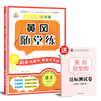 黄冈随堂练六年级语文下册·部编版/六年级课时作业同步训练 黄冈标卷 天天练 黄冈必刷题 教材学习好帮手