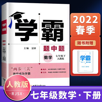 2022版经纶学典学霸题中题7七年级下册数学人教版RJ