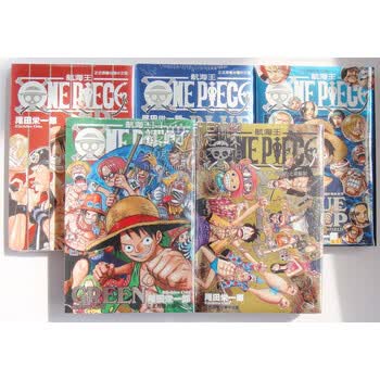 OP航海王 海贼王 漫画 公式 书 绝赞的元素解析 红 黄 蓝 绿 深蓝 东立 书 正原版台版