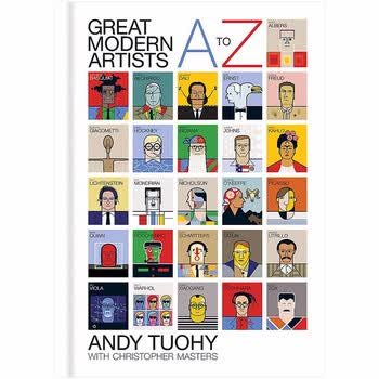 A-Z Great Modern Artists伟大现代艺术家 英文原版入门书籍肖像平面设计参考