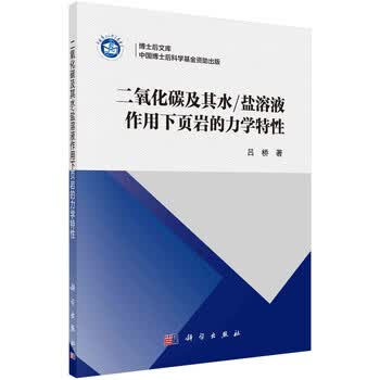 二氧化碳及其水/盐溶液作用下页岩的力学特性