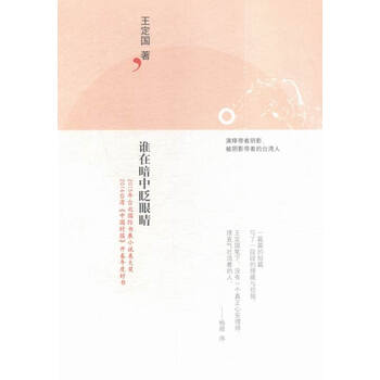 谁在暗中眨眼睛 小说 书籍