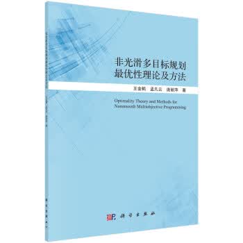 非光滑多目标规划优性理论及方法 王金鹤,孟凡云,庞丽萍 科学出版社【正版图书】