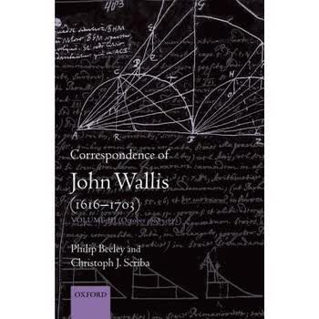 Correspondence of John Wallis (1616-1703): Volum