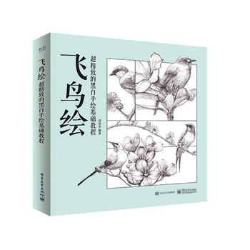 超精致的黑白手绘基础教程飞鸟绘 付喜多等 电子工业出