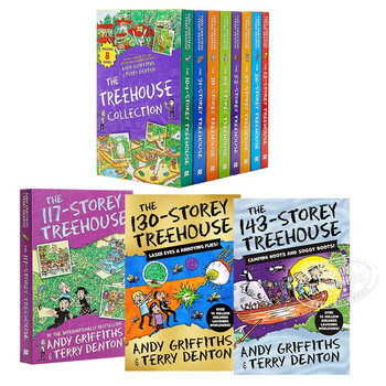 小屁孩树屋历险记11册 英文原版 The 13 26 39 52 65 78 91 104 117 130 143 Storey Treehouse 疯狂树屋历险记